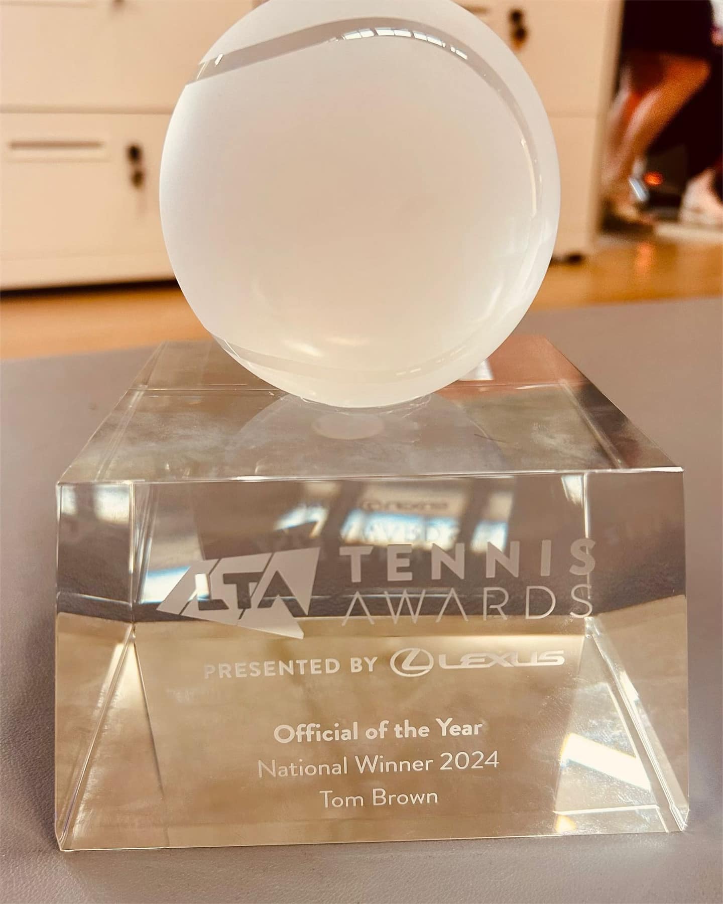 NECLTL committee member Tom Brown wins prestigious “LTA National ...